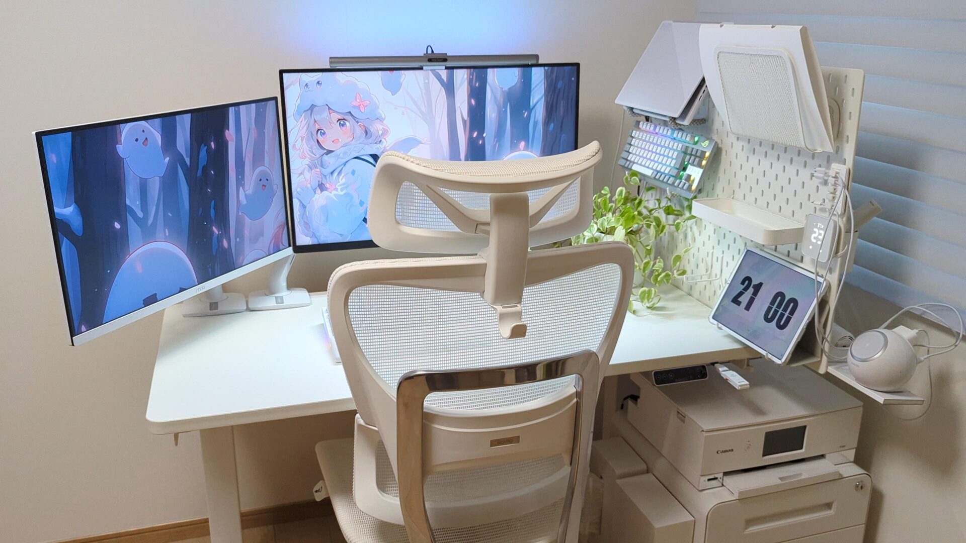 白デスクツアー ～2024～【全25アイテム紹介!!】 | sochablo